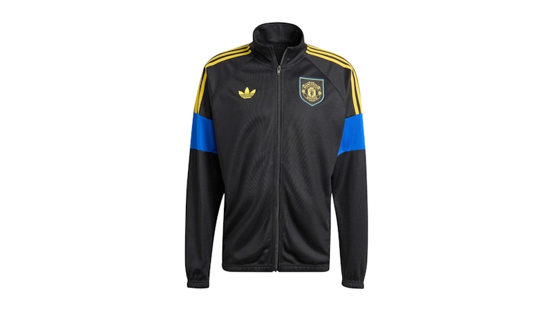 adidas Lfstlr Track Top Manchester United Black Men's - FW25 - GB