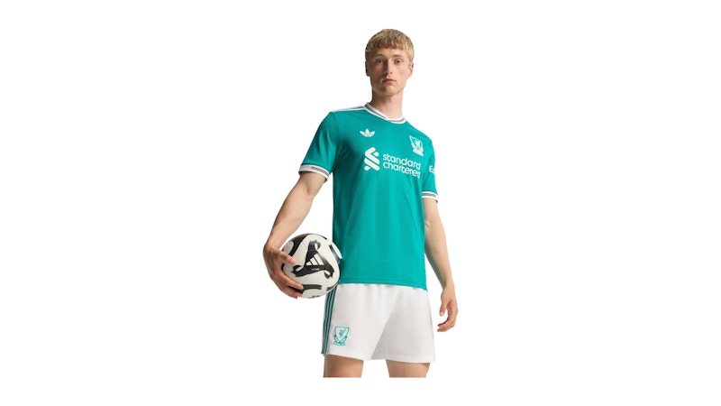 adidas Liverpool FC 25/26 Third Authentic Jersey Sea Green Men's - FW25 ...