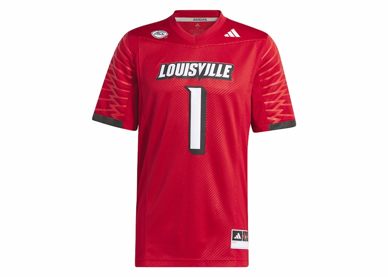 adidas Louisville Football Home Jersey Team Power Red Men's - SS24 - US
