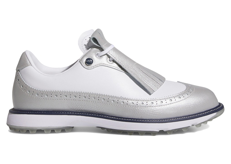 adidas MC Zoysia Spikeless Golf Silver Metallic Cloud White Collegiate ...