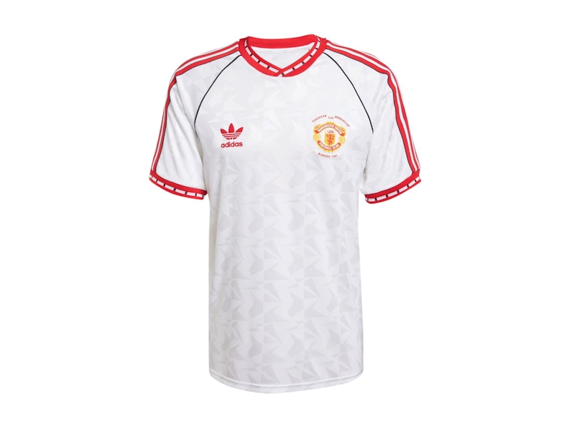 adidas Manchester United '91 Away Jersey White Men's - SS25 - US