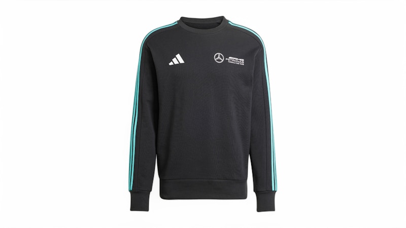 adidas Mercedes AMG Petronas Formula Team Dna Sweat Top Black/White Men ...