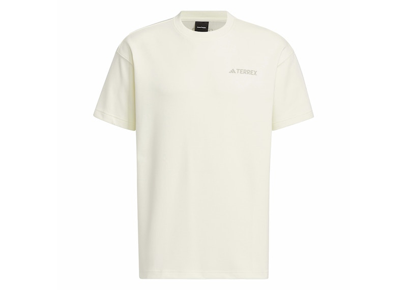 adidas National Geographic AEROREADY Graphic Tee Ivory Men's - SS24 - US