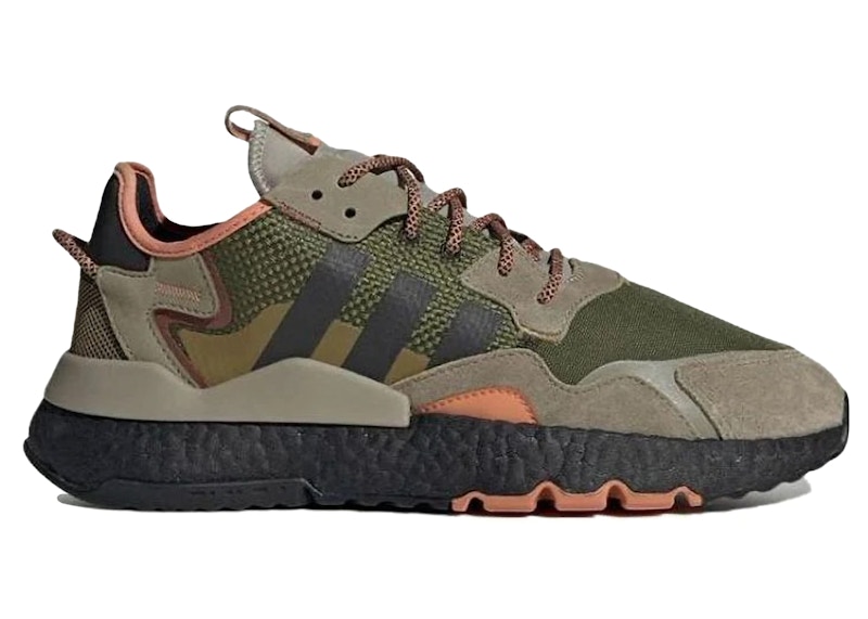 adidas Nite Jogger Brown Dark Green Men's - GY0018 - GB
