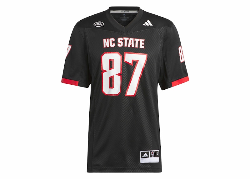 adidas North Carolina State Football Off-Field Ghost Jersey Black Men's ...