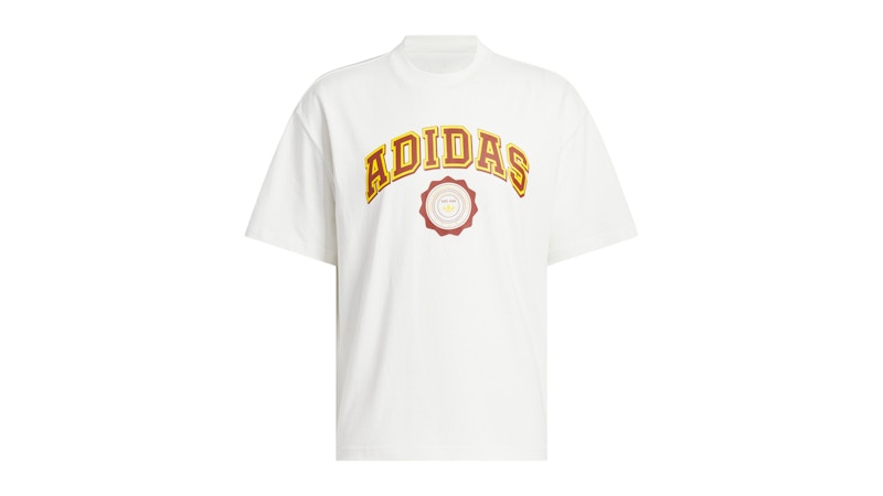 adidas Of Graphic T-Shirt Cloud White Preloved Ruby Men's - FW25 - US