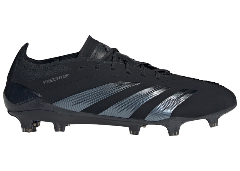 adidas Predator 24 Elite Low FG Core Black Carbon Men's - IE1804 - US