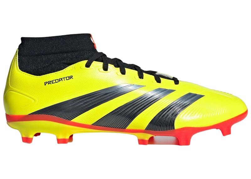 adidas Predator 24 League FG Team Solar Yellow Core Black Solar Red Men ...
