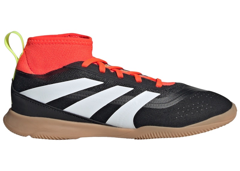 adidas Predator 24 League Indoor Core Black Cloud White Solar Red (GS ...