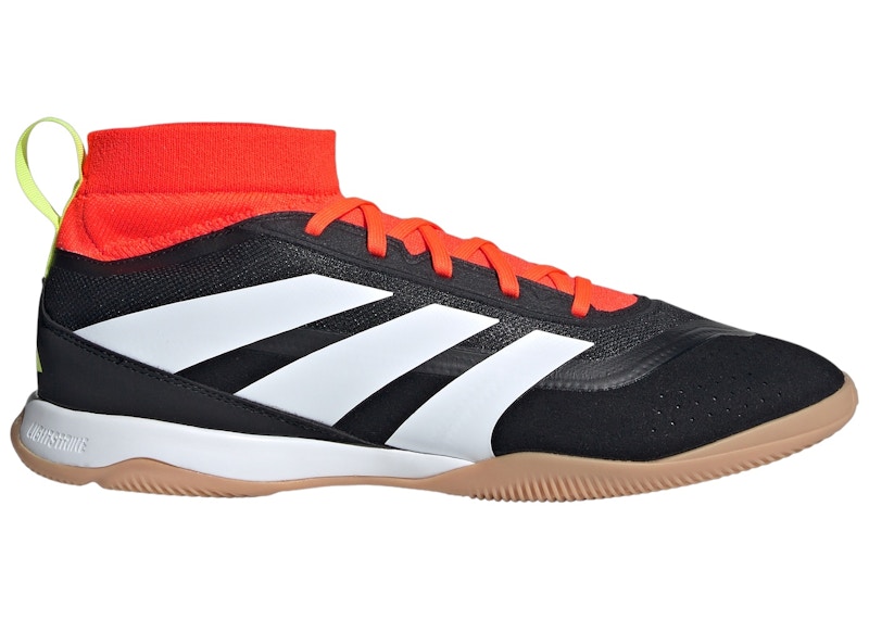 adidas Predator 24 League Indoor Core Black Cloud White Solar Red Men's ...