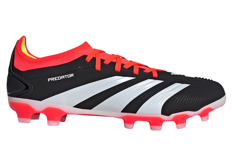 adidas Predator 24 Pro MG Core Black Cloud White Solar Red Men's ...