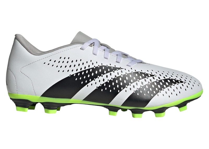 adidas Predator Accuracy.4 FG Cloud White Core Black Lucid Lemon Men's ...