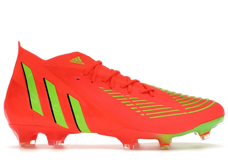 adidas Predator Edge.1 FG Solar Red Team Solar Green Men's - GW1029 - US