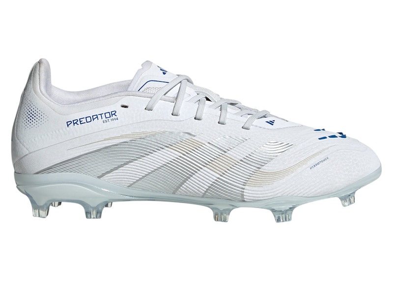 adidas Predator Elite FG Cloud White Silver Metallic Bright Royal (GS ...