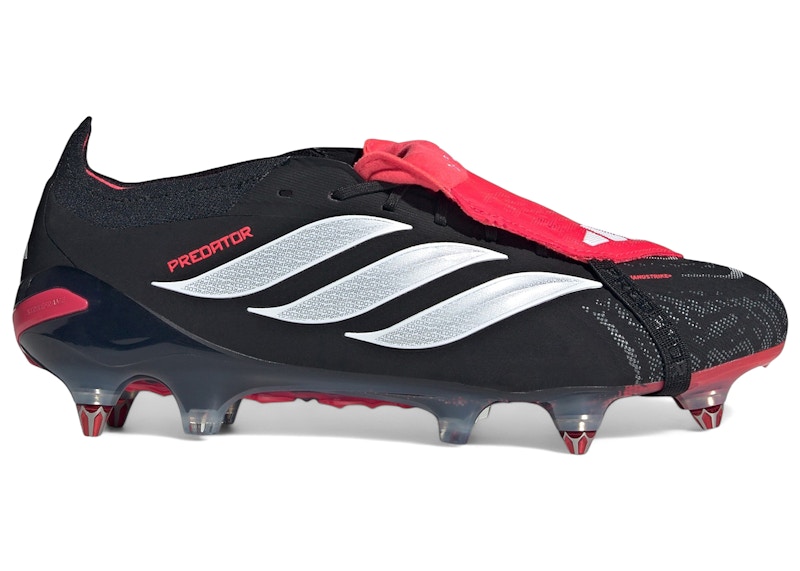 adidas Predator Elite Fold-Over Tongue SG Black White Lucid Red Men's ...