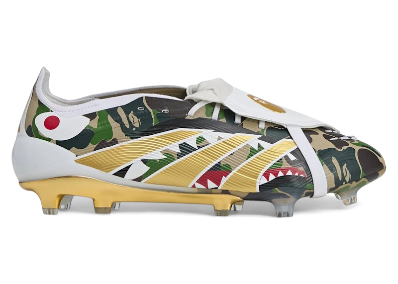 adidas Predator Elite Foldover Tongue FG Bape Green Camo Men's - JS3104 ...