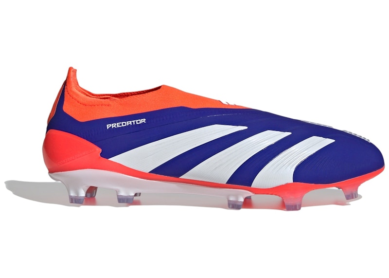 adidas F50+ Elite Laceless FG Cloud White Solar Red Men's - IF1276 - US