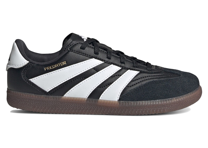adidas Predator Freestyle Indoor Core Black Cloud White Gold Metallic ...