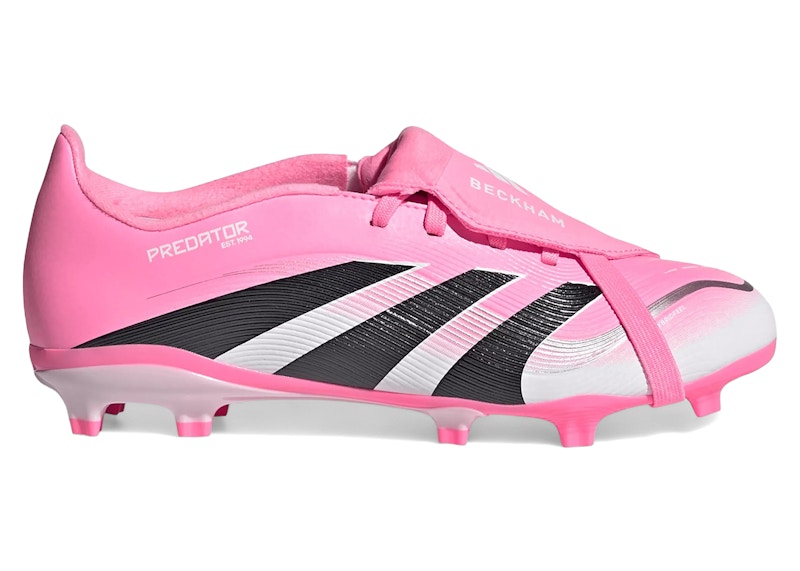 adidas Predator League Fold-Over Tongue FG/MG David Beckham Beam Pink ...