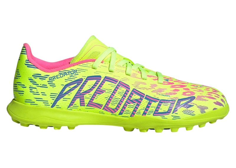 adidas Predator League Turf Lucid Lemon Blue Fusion Lucid Pink (GS ...