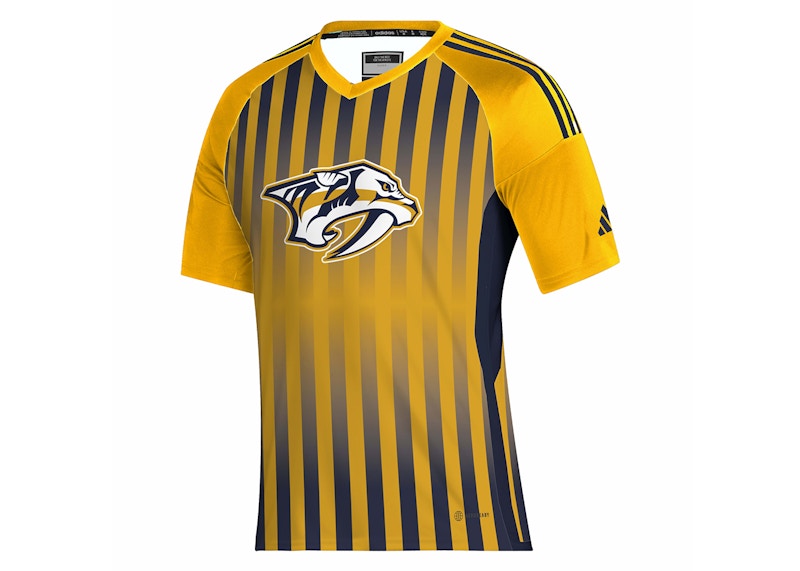 adidas Predators Soccer Tee Team Colleg Gold/Team Navy Men's - SS24 - US