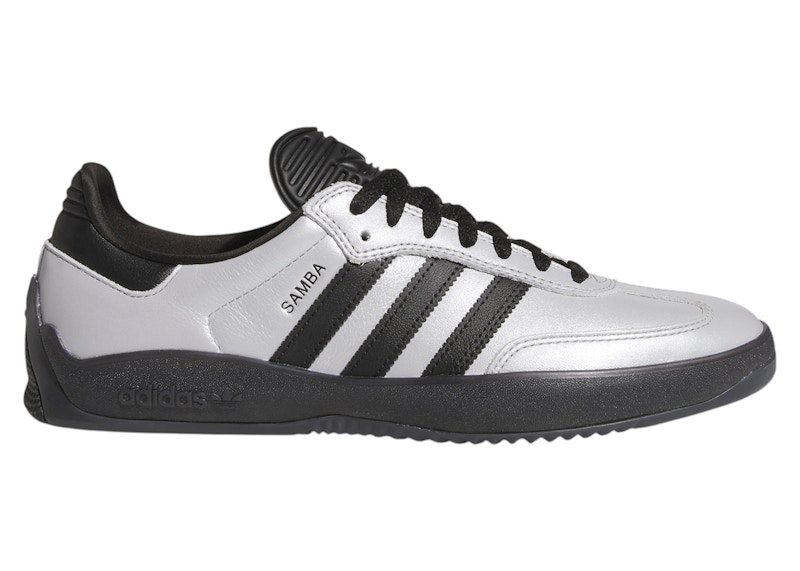 adidas Puig Samba Silver Metallic Black Men's - HQ4747 - US