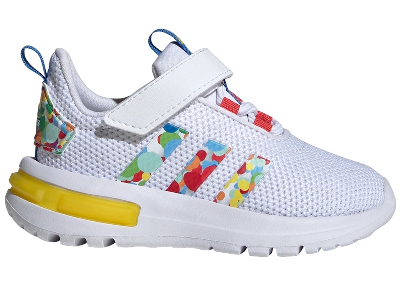 adidas Racer TR23 Cloud White Bright Red Bright Royal (TD) Toddler ...