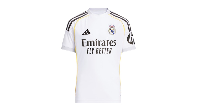 adidas Real Madrid 25/26 Home Bellingham Jersey White/Soccr-Rms-S2r ...