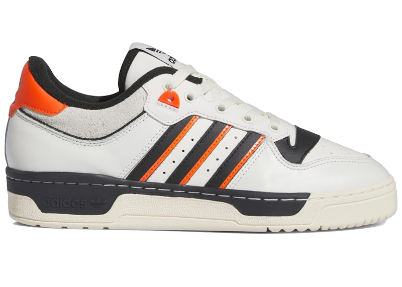 adidas Rivalry 86 Low White Black Semi Impact Orange Men's - IE7140 - US