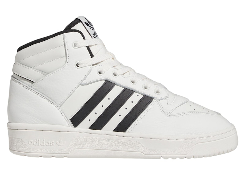 adidas Rivalry Mid Core White Core Black Men's - ID6158 - US