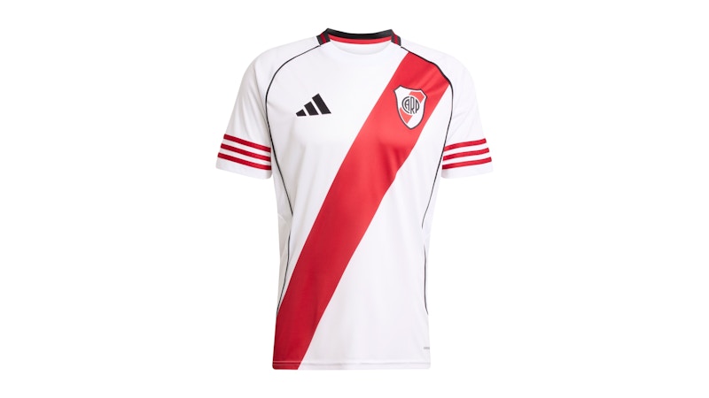 adidas River Plate 25/26 Home Jersey White Team Power Red 2 Men's ...