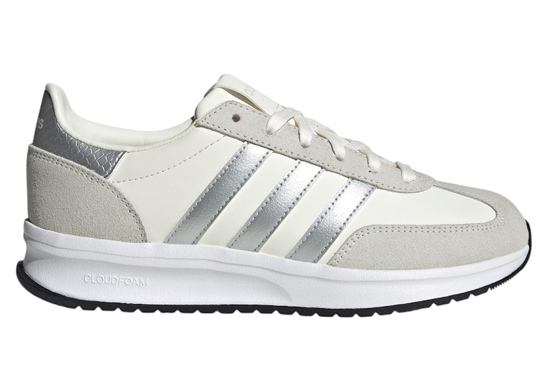 adidas Run 70s 2.0 White Silver Metallic Off White (Women's) - JR8667 - GB