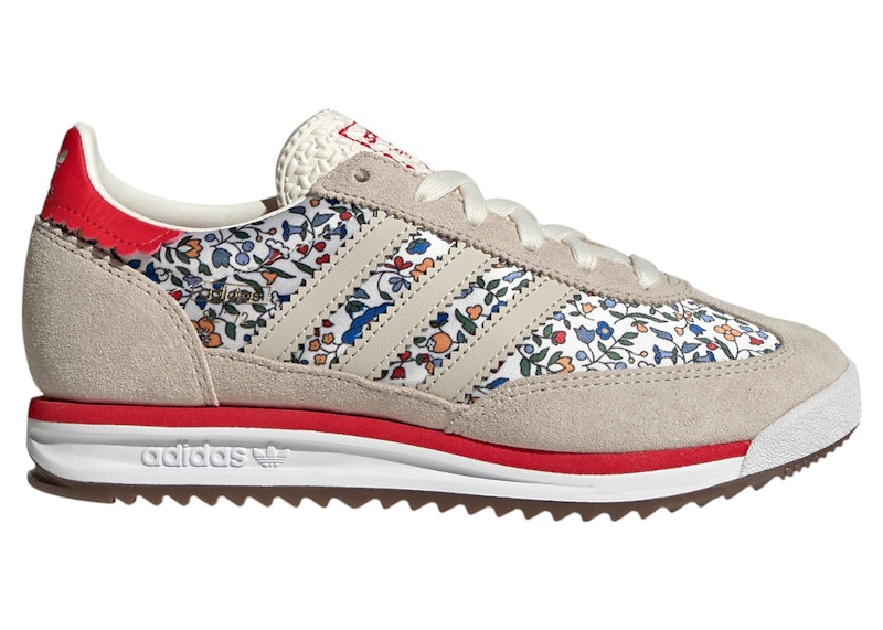 adidas SL 72 RS Liberty London Cloud White Bliss Gum (GS) - JQ8404 - US