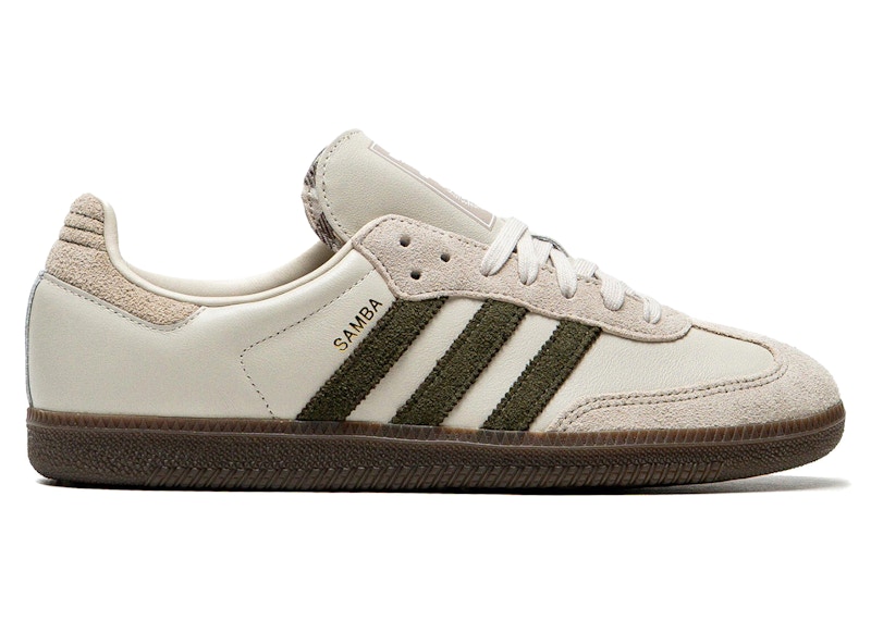 adidas Samba OG Aluminum Dark Khaki Men's - JR0893 - US