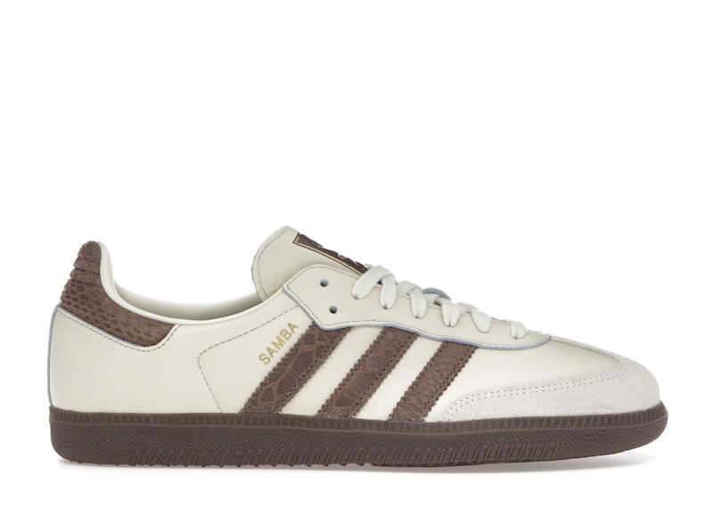 adidas Samba OG Cream Earth Strata Maroon (Women's) - IH3980 - TW