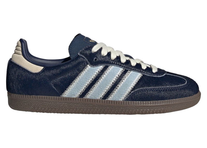adidas Samba OG Pony Hair Night Indigo Clear Sky (Women's) - JS3934 - US