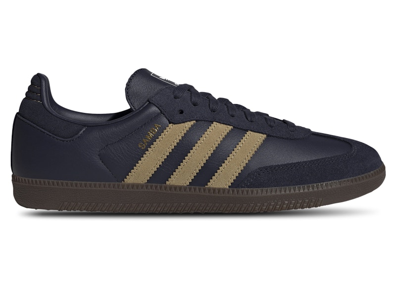 adidas Samba OG Shadow Navy Golden Beige Men's - JR0894 - US