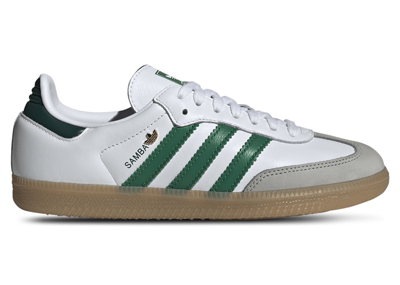 adidas Samba OG White Bold Green Collegiate Green (Women's) - IH6630 - US