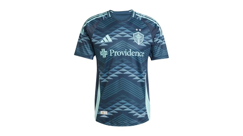 adidas Seattle Sounders FC 25/26 Away Authentic Jersey Aurora Ink Men's ...