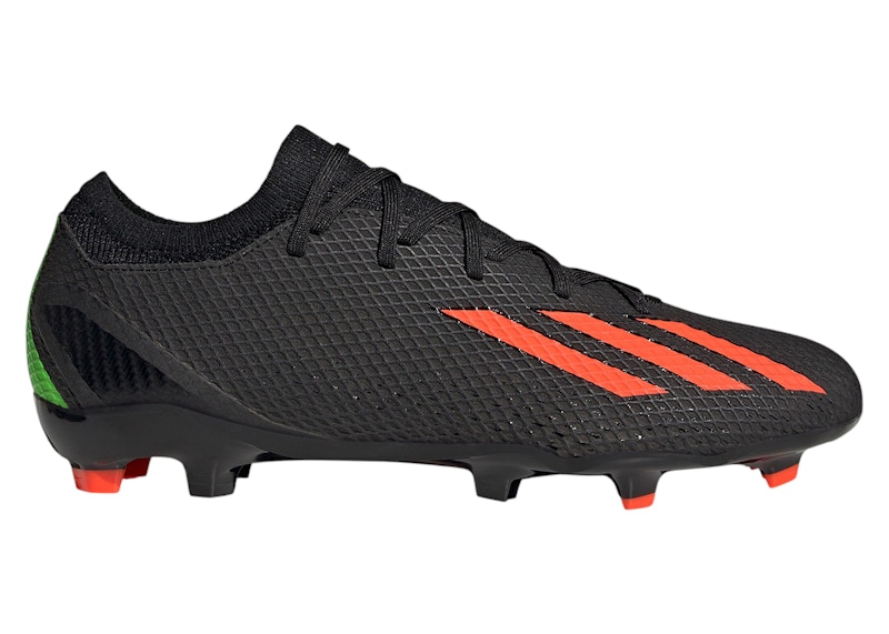 adidas X Speedportal.3 FG Core Black Solar Red Team Solar Green Men's ...