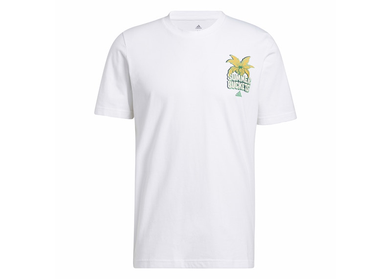 adidas Splash On Graphic Tee White Men's - SS24 - US