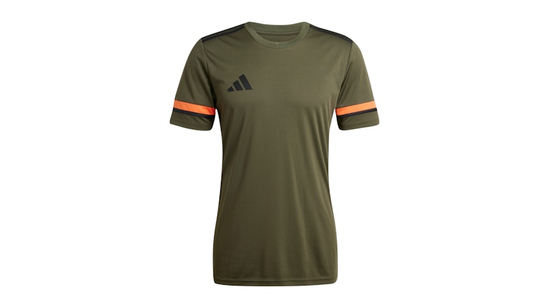 adidas Squadra 25 Jersey Night Cargo/Black/Semi Impact Orange Men's ...