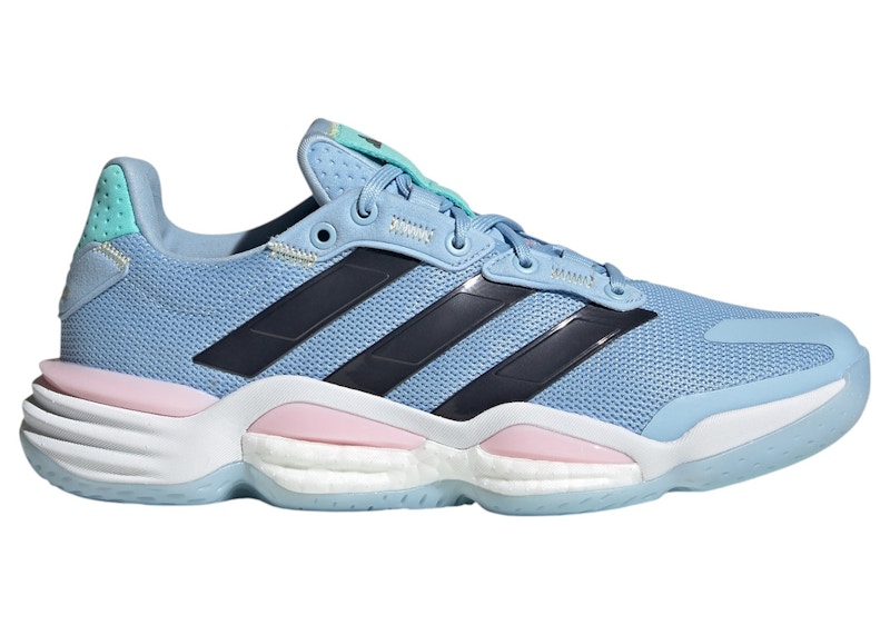 adidas Stabil 16 Indoor Glow Blue Shadow Navy Core Black (Women's ...