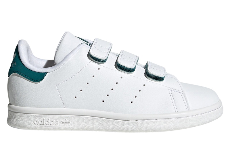adidas Stan Smith Comfort Closure White Legacy Teal (PS) - IE9134 - US