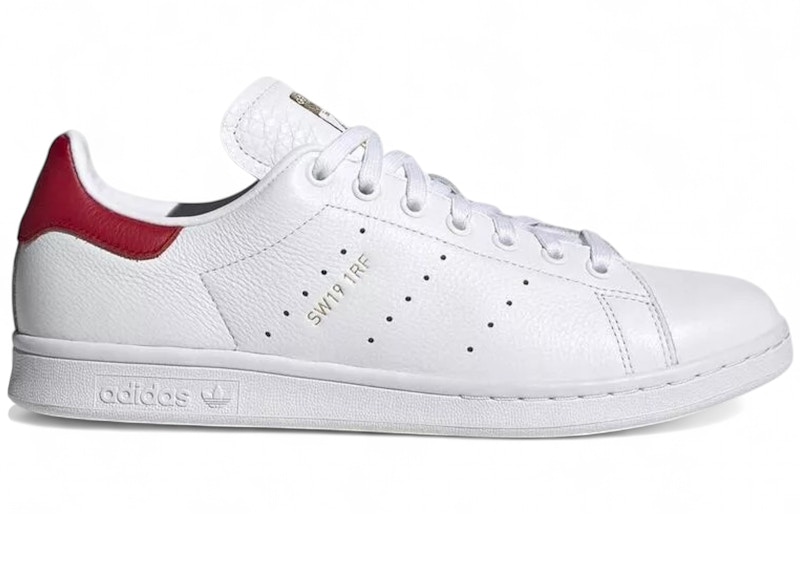 adidas Stan Smith White Power Red Men's - FY9202 - US