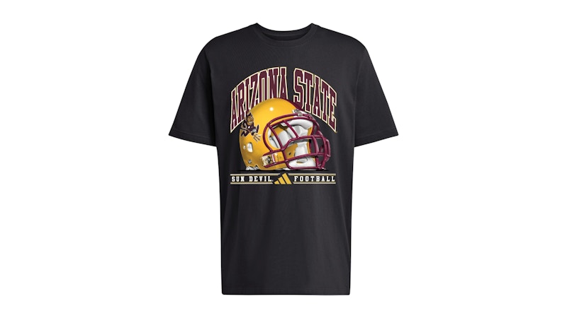 adidas Sun Devils Graphic T-Shirt Arizona State Black Multi Men's ...