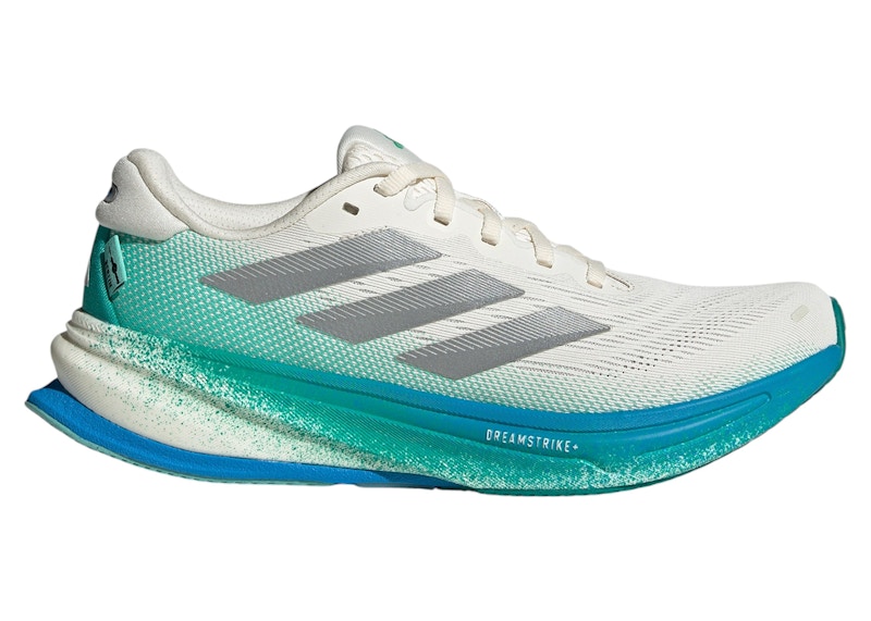 adidas Supernova Rise 2 Chalk White Silver Metallic Glory Green (Women ...