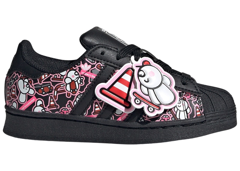 adidas Superstar James Jarvis Core Black Cloud White (PS) - IE0256 - US