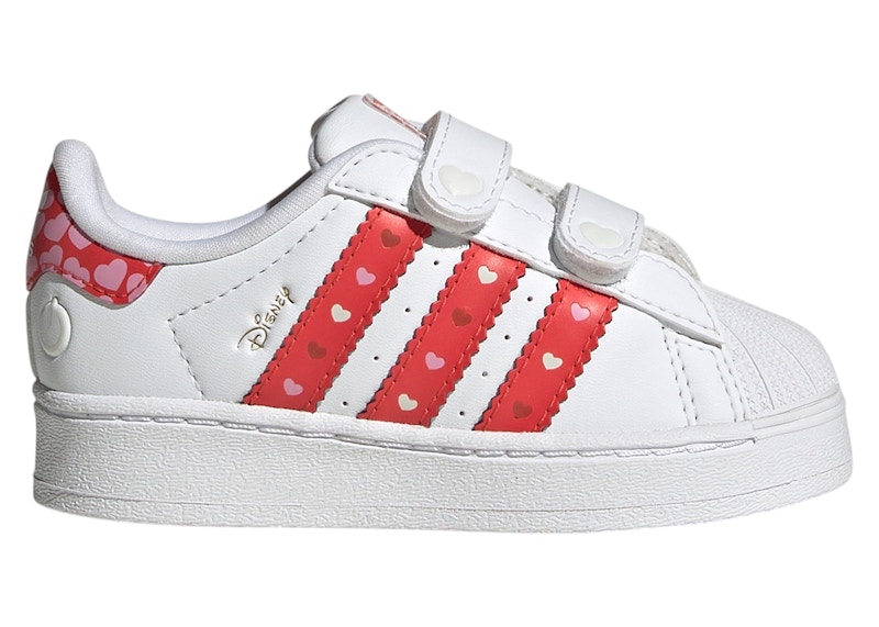 adidas Superstar LED Lights Comfort Closure - Disney Bright Red White ...