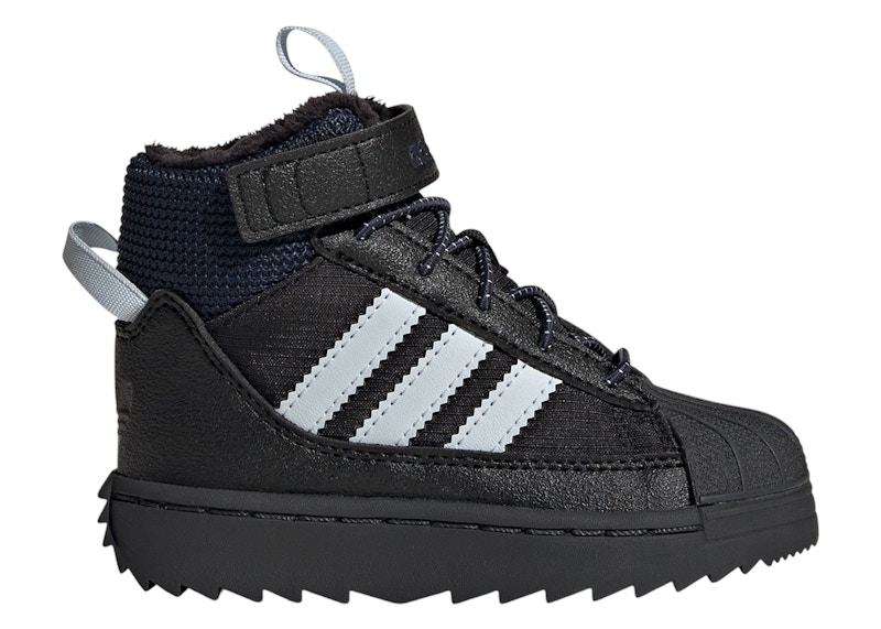 adidas Superstar Winter Trek Black Halo Blue Carbon (TD) - JQ0342 - US